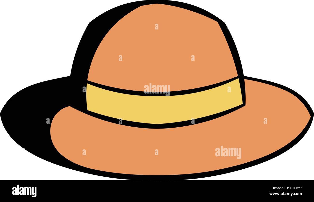 Hipster straw hat Stock Vector Images - Alamy