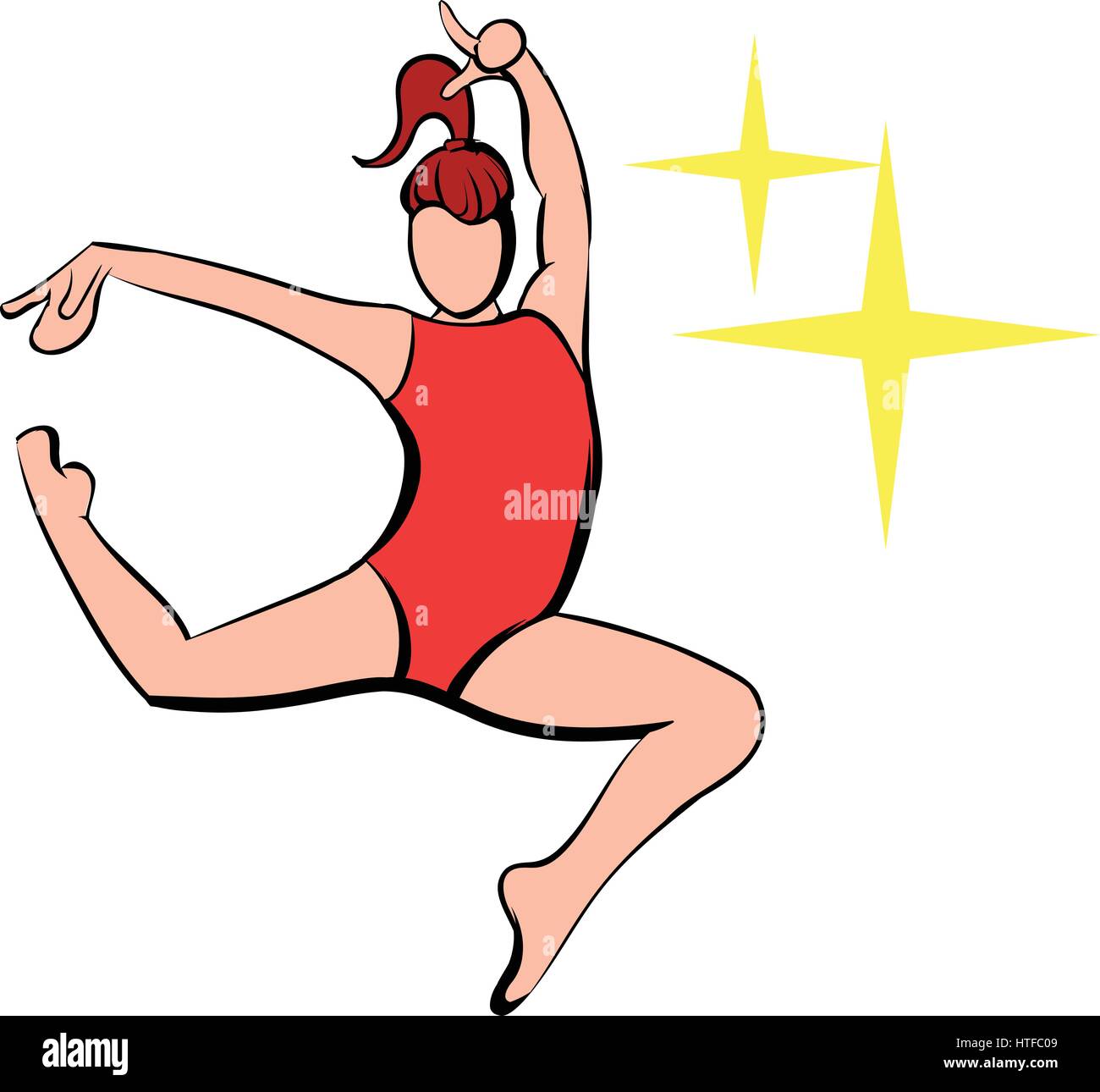 Circus acrobat icon cartoon Stock Vector Image & Art - Alamy