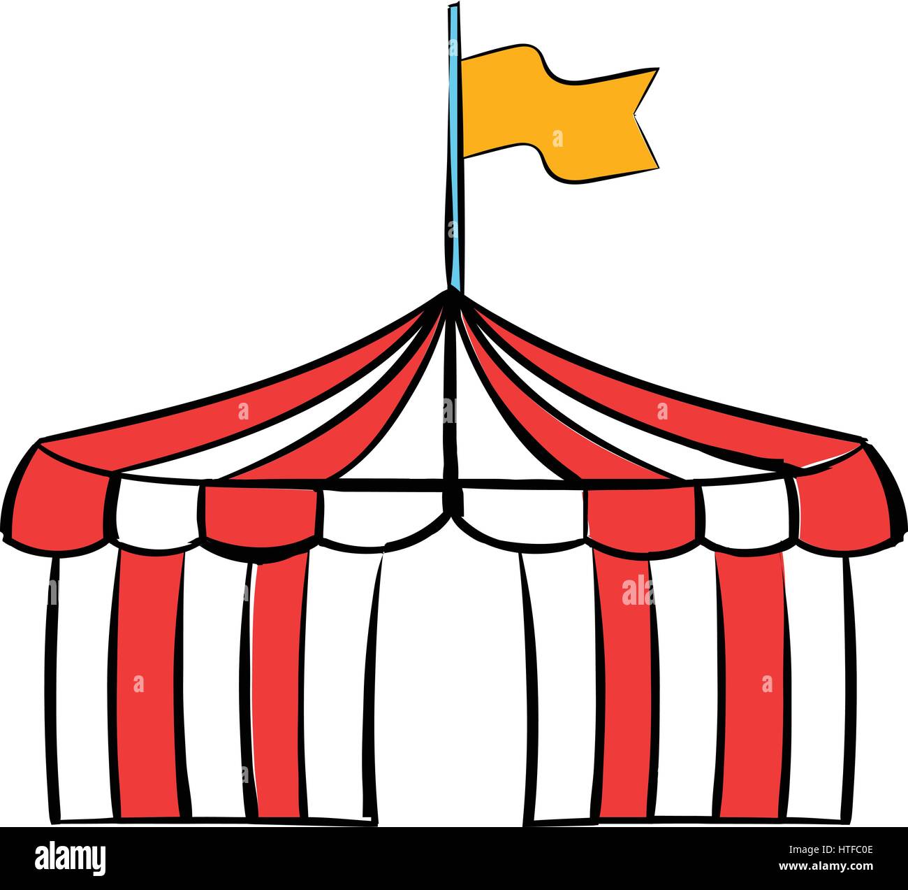 Cartoon Circus Tents
