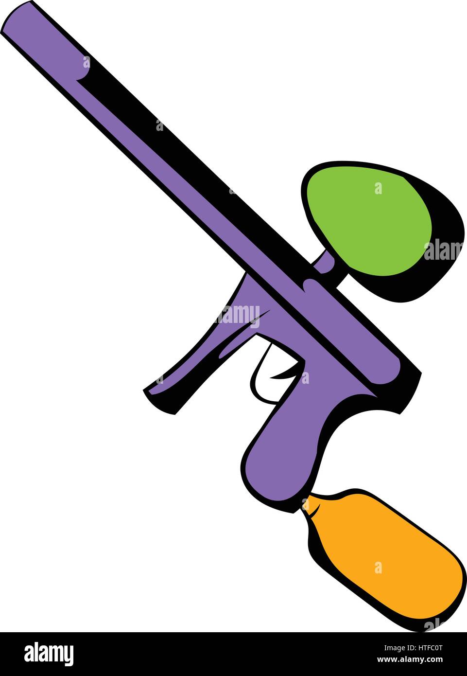 Target paintball cartoon icon hi-res stock photography and images - Alamy