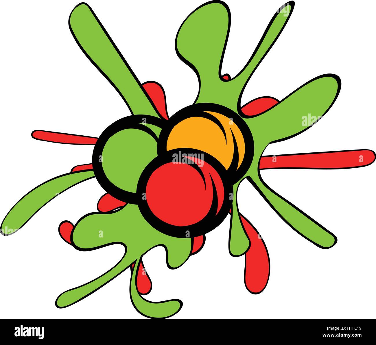 Paintball Splash High Resolution Stock Photography and Images - Alamy