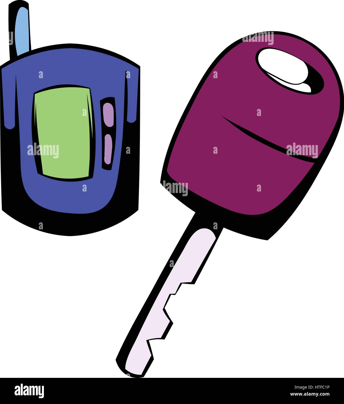 Alarm vehicle icon cartoon Stock Vector Images - Alamy