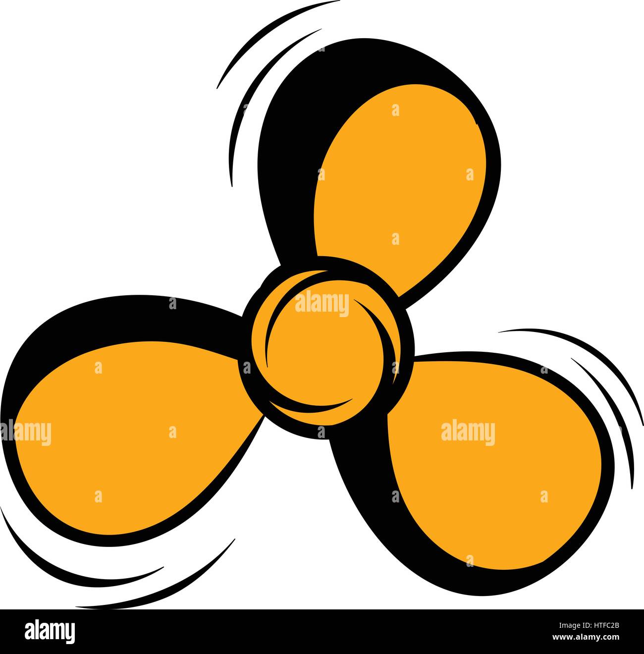 Fan icon cartoon Stock Vector Image & Art - Alamy