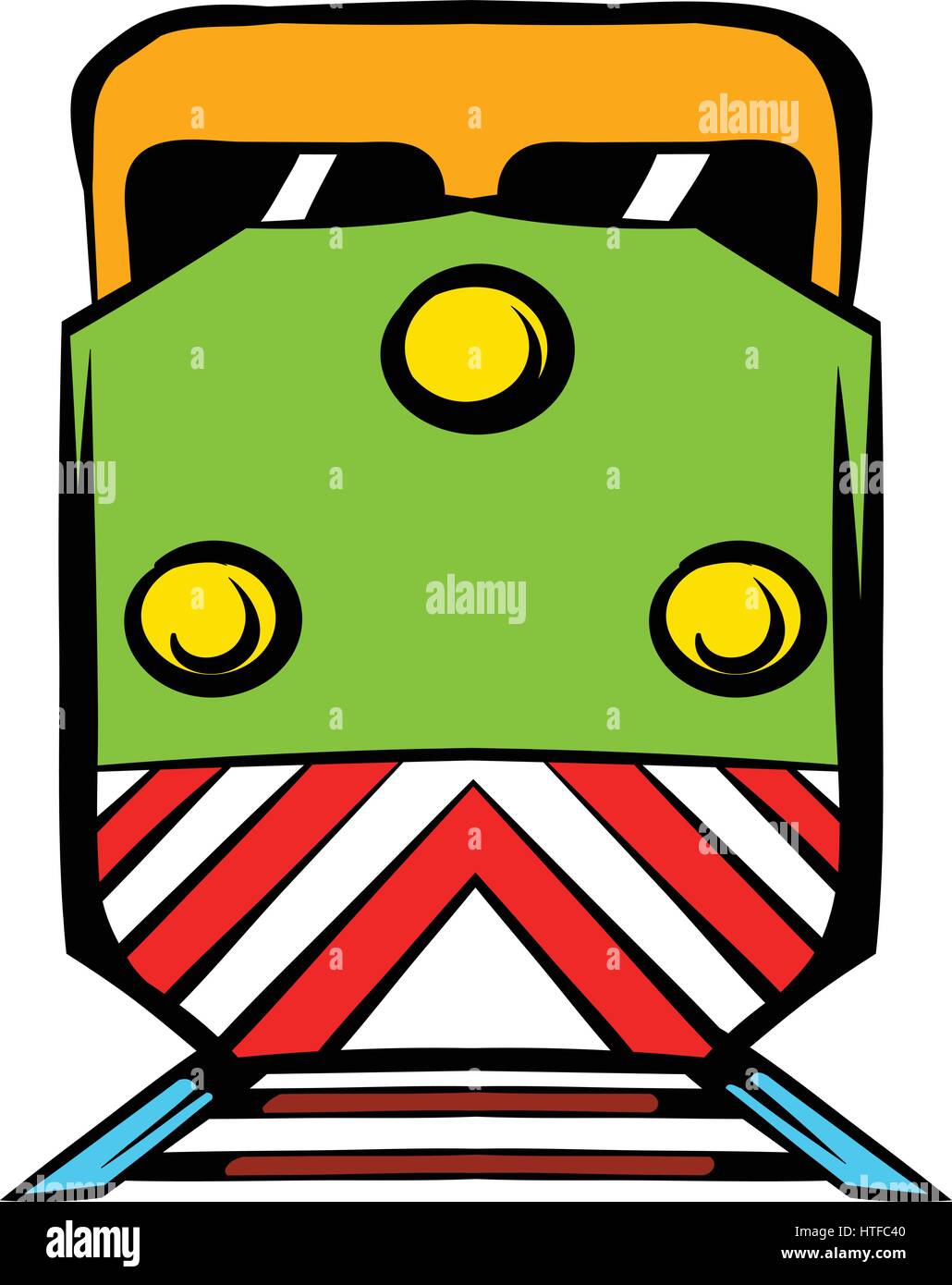Cartoon Train High Resolution Stock Photography and Images - Alamy