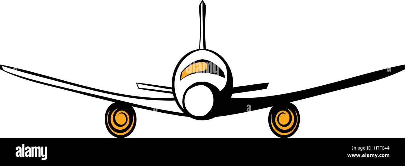 Airplane icon cartoon Stock Vector Image & Art - Alamy