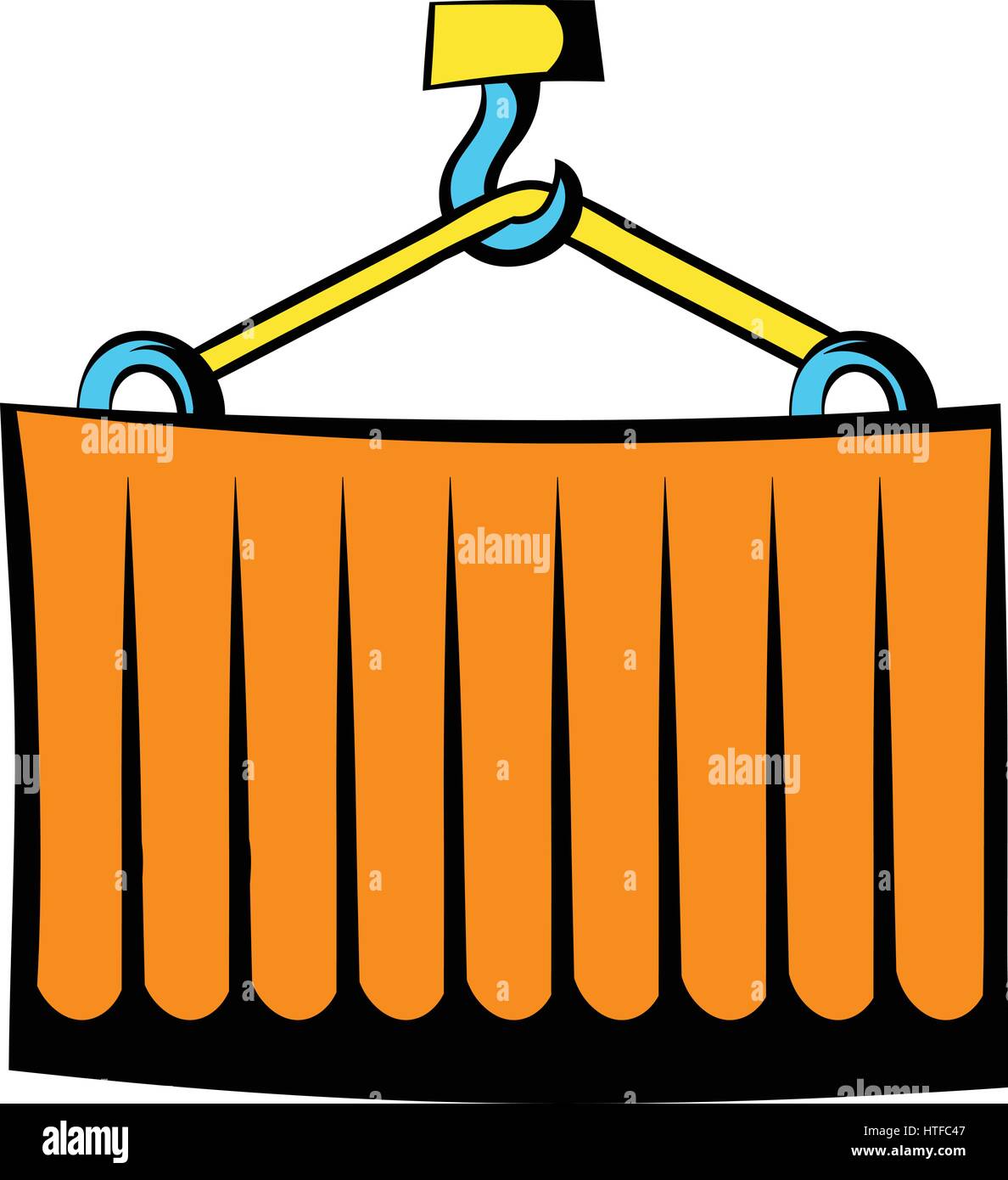 Cargo container icon cartoon Stock Vector Image & Art - Alamy