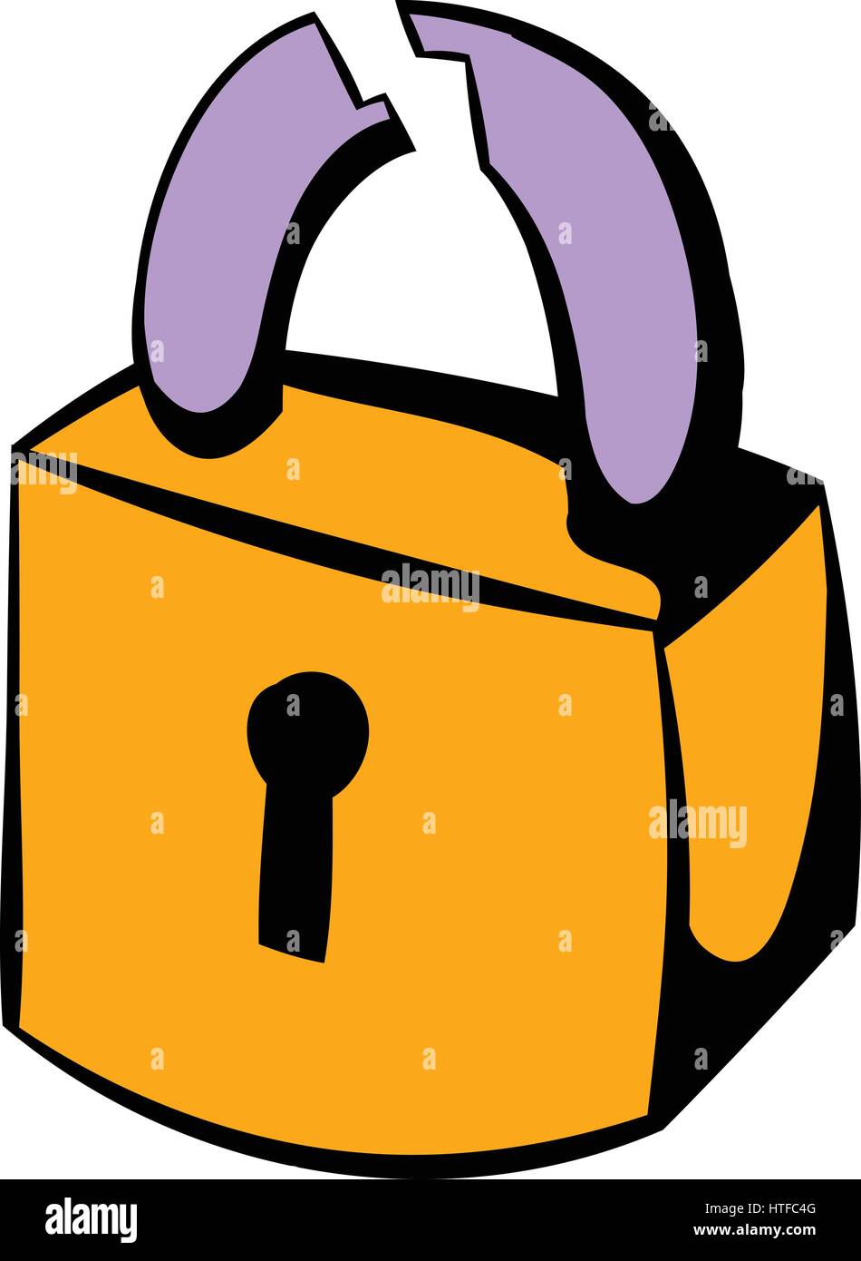 Padlock Cartoon High Resolution Stock Photography and Images - Alamy