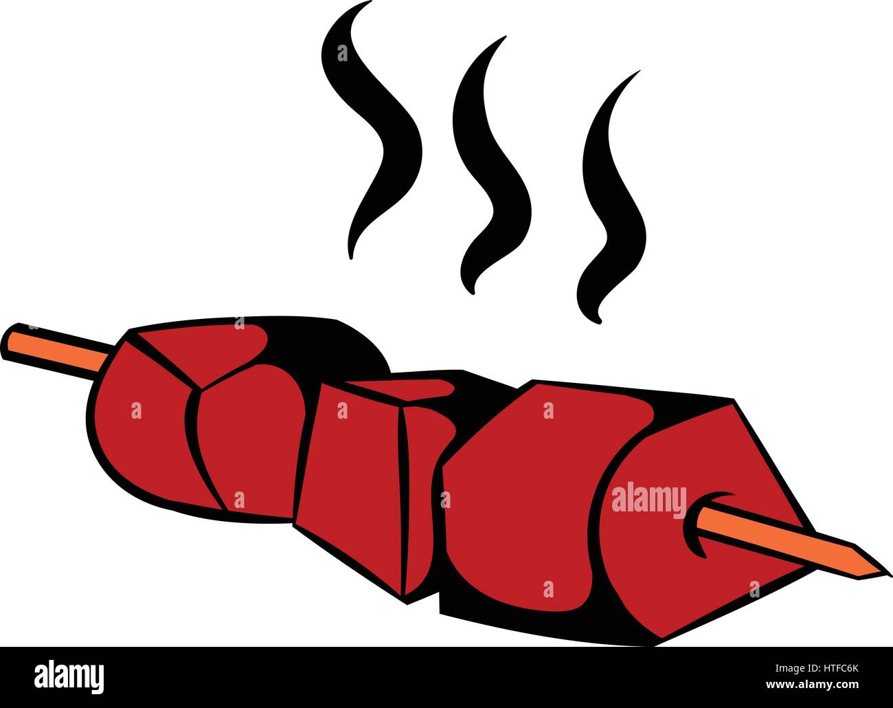 Barbecue Grilled icon, icon cartoon Stock Vector Image & Art - Alamy