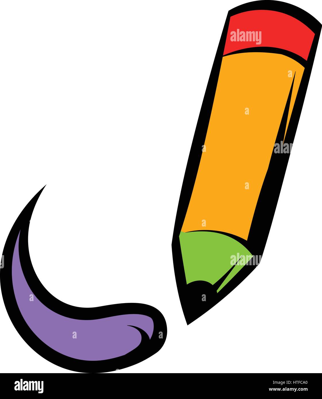 Pencil icon, icon cartoon Stock Vector Image & Art - Alamy