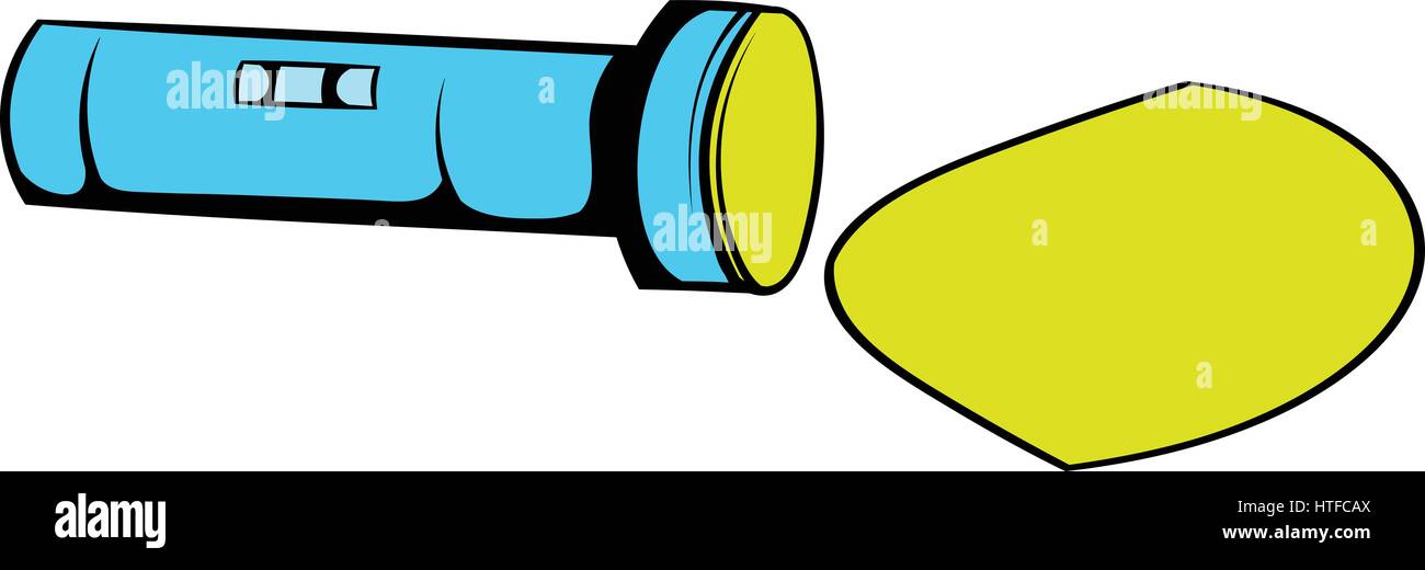 Flashlight icon cartoon Stock Vector Image & Art - Alamy