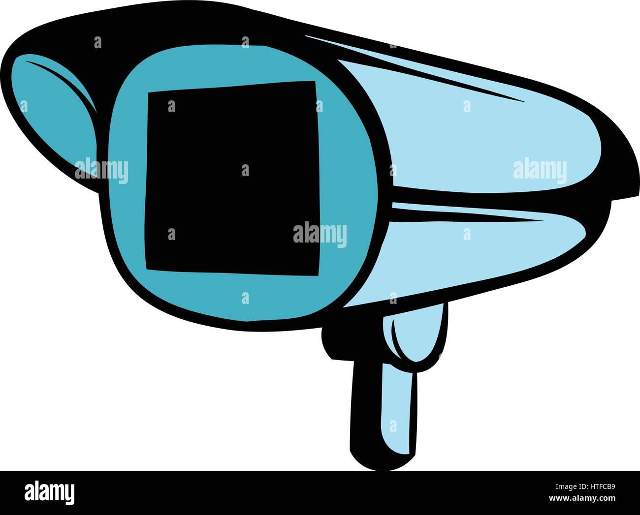Illustration cartoon cctv security camera hi-res stock photography and ...