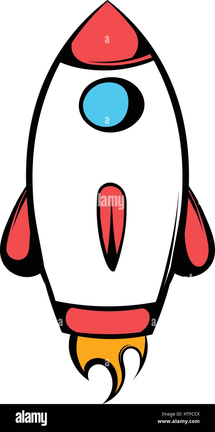 Rocket icon, icon cartoon Stock Vector Image & Art - Alamy