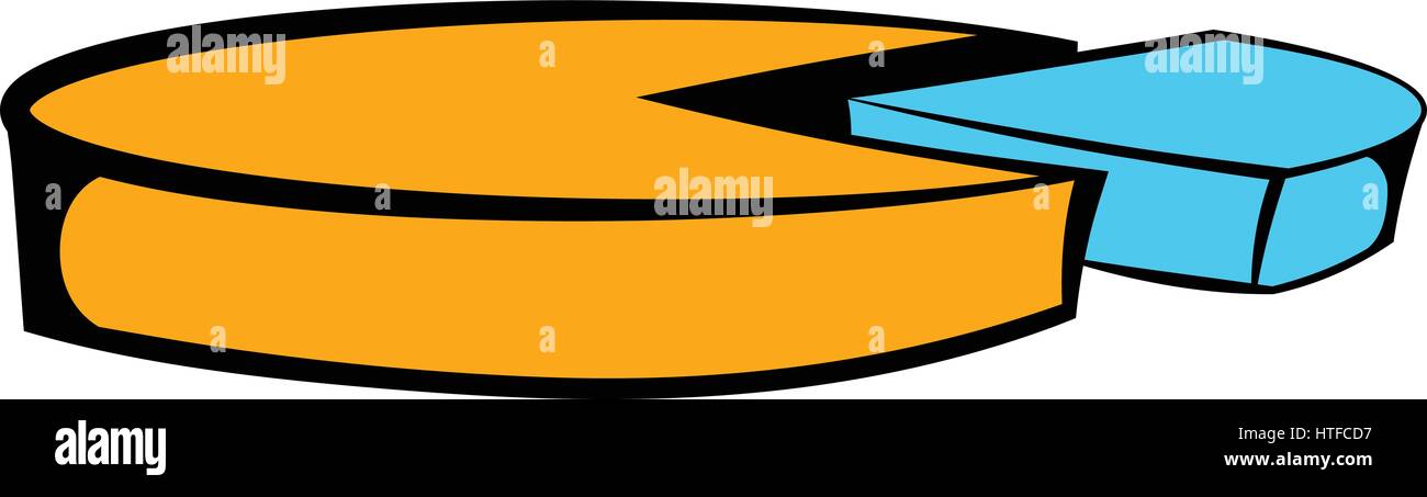 Pie chart icon, icon cartoon Stock Vector Image & Art - Alamy