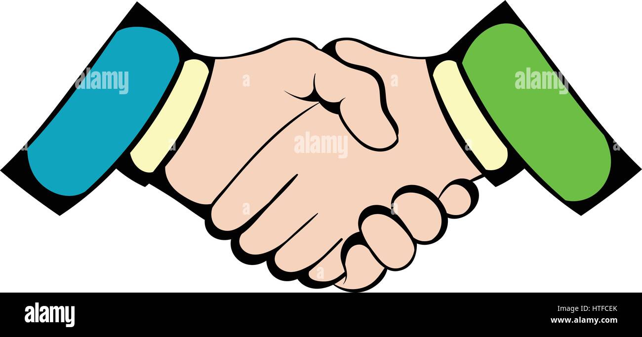 Handshake icon, icon cartoon Stock Vector Image & Art - Alamy