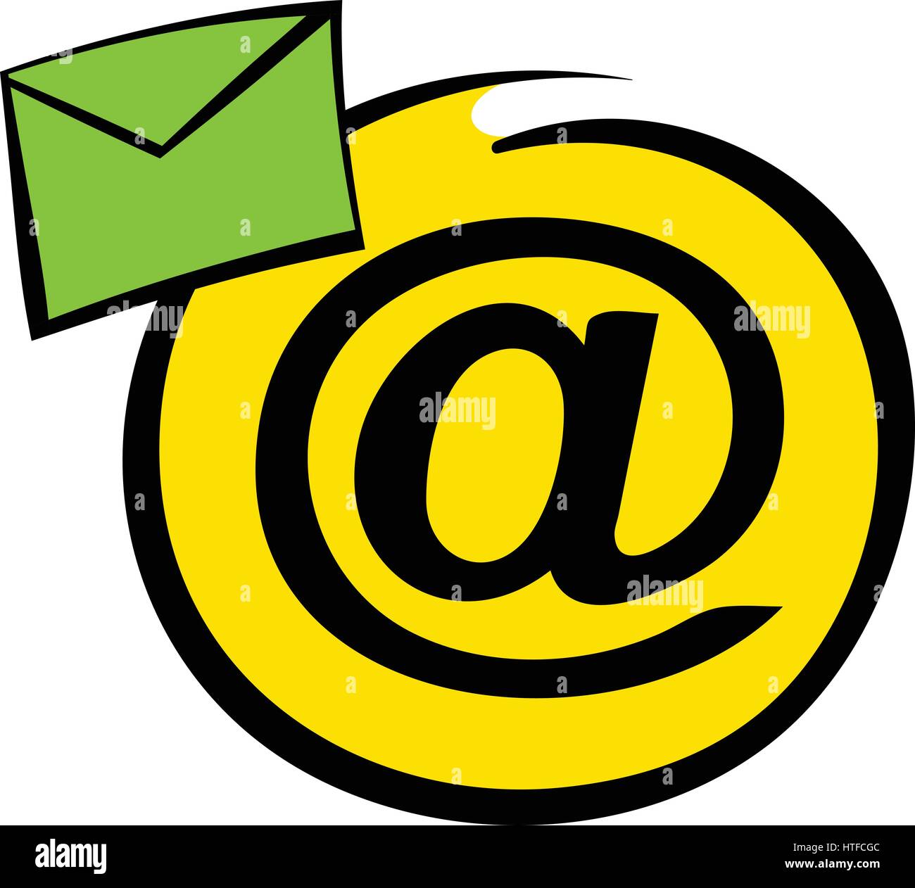 E-mail sign icon, icon cartoon Stock Vector Image & Art - Alamy