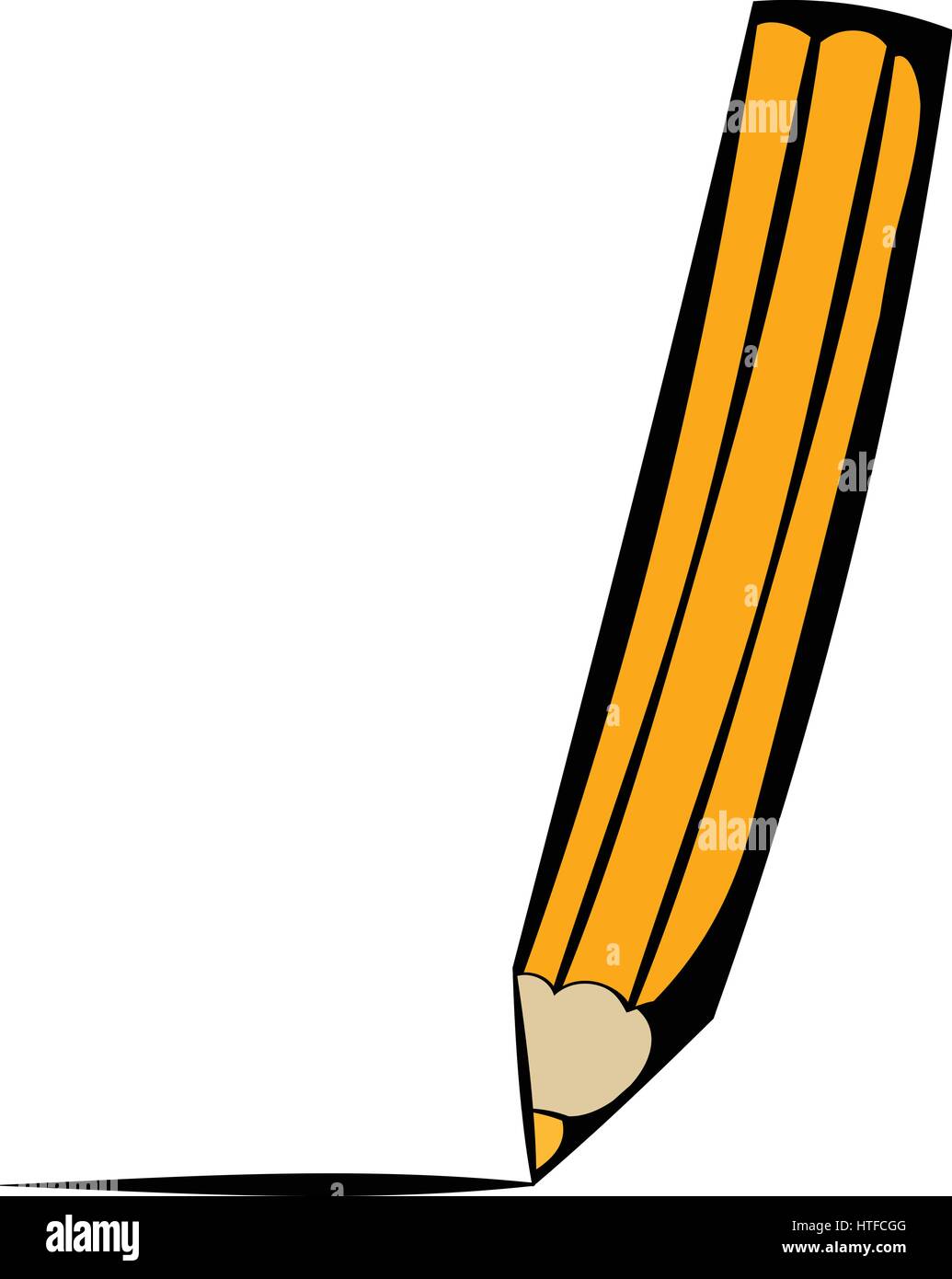Pencil icon, icon cartoon Stock Vector Image & Art - Alamy