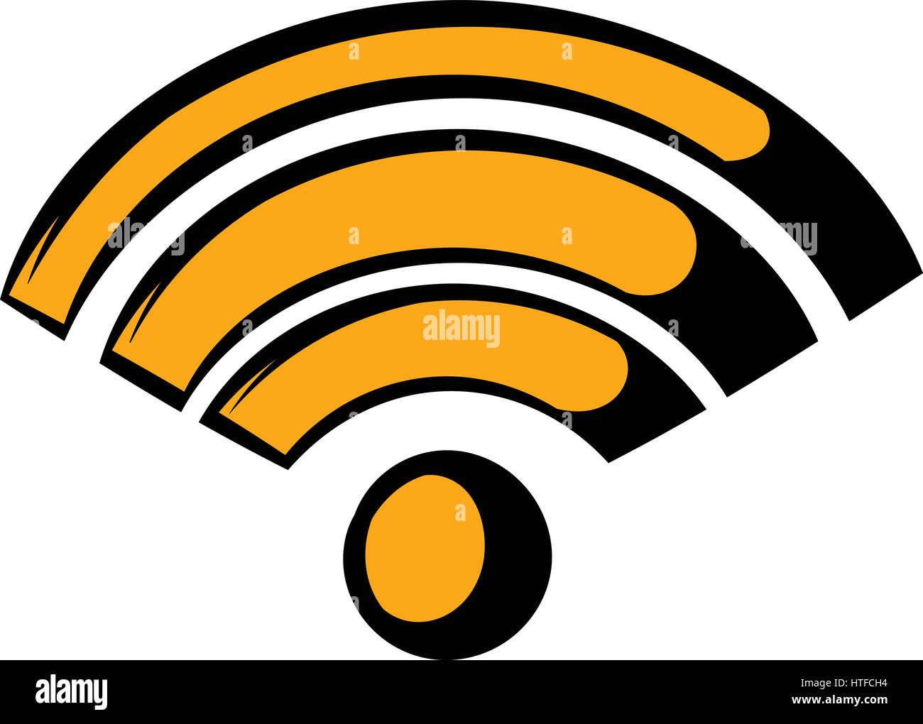 Wireless network icon, icon cartoon Stock Vector Image & Art - Alamy