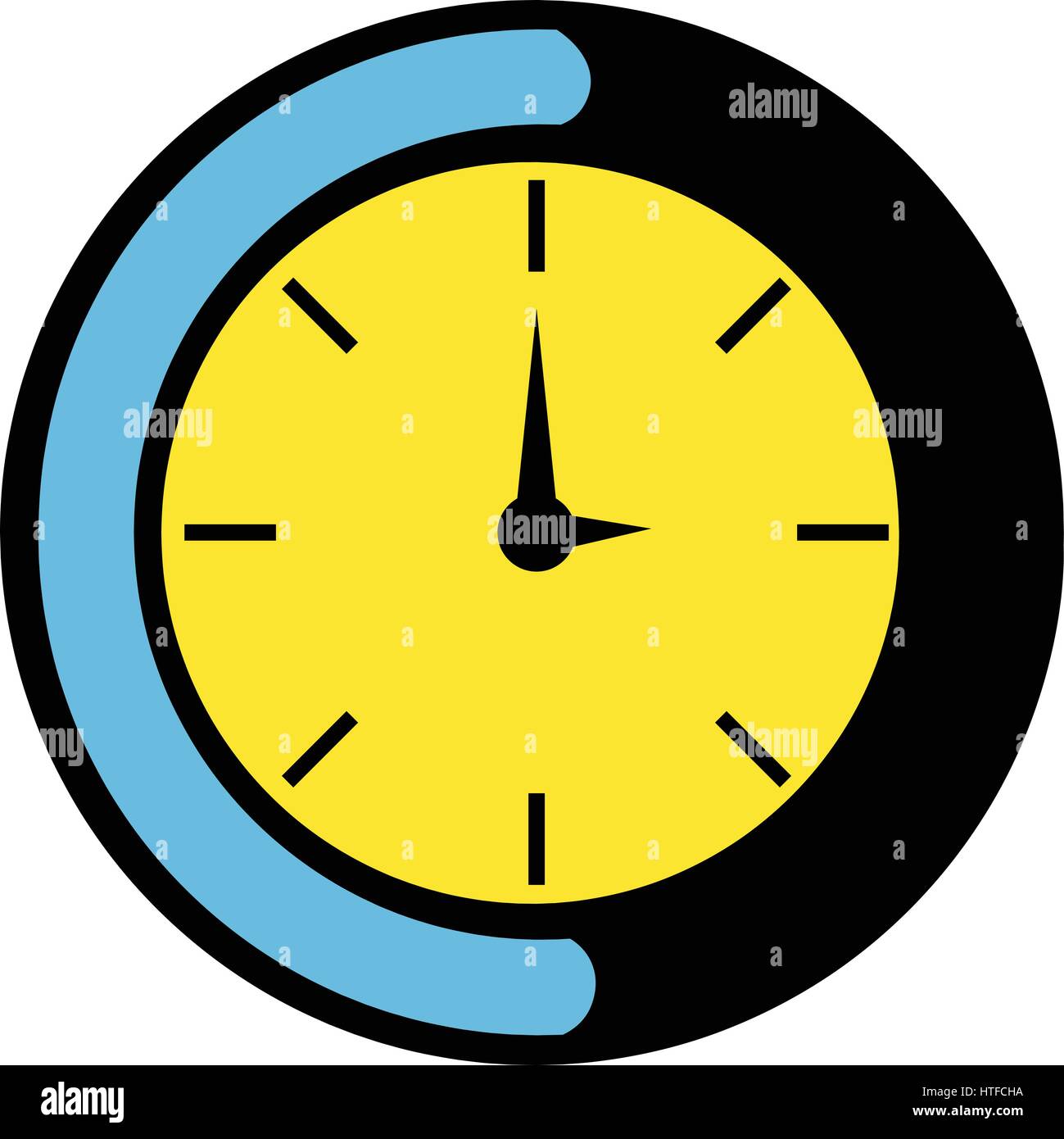 Clock icon, icon cartoon Stock Vector Image & Art - Alamy