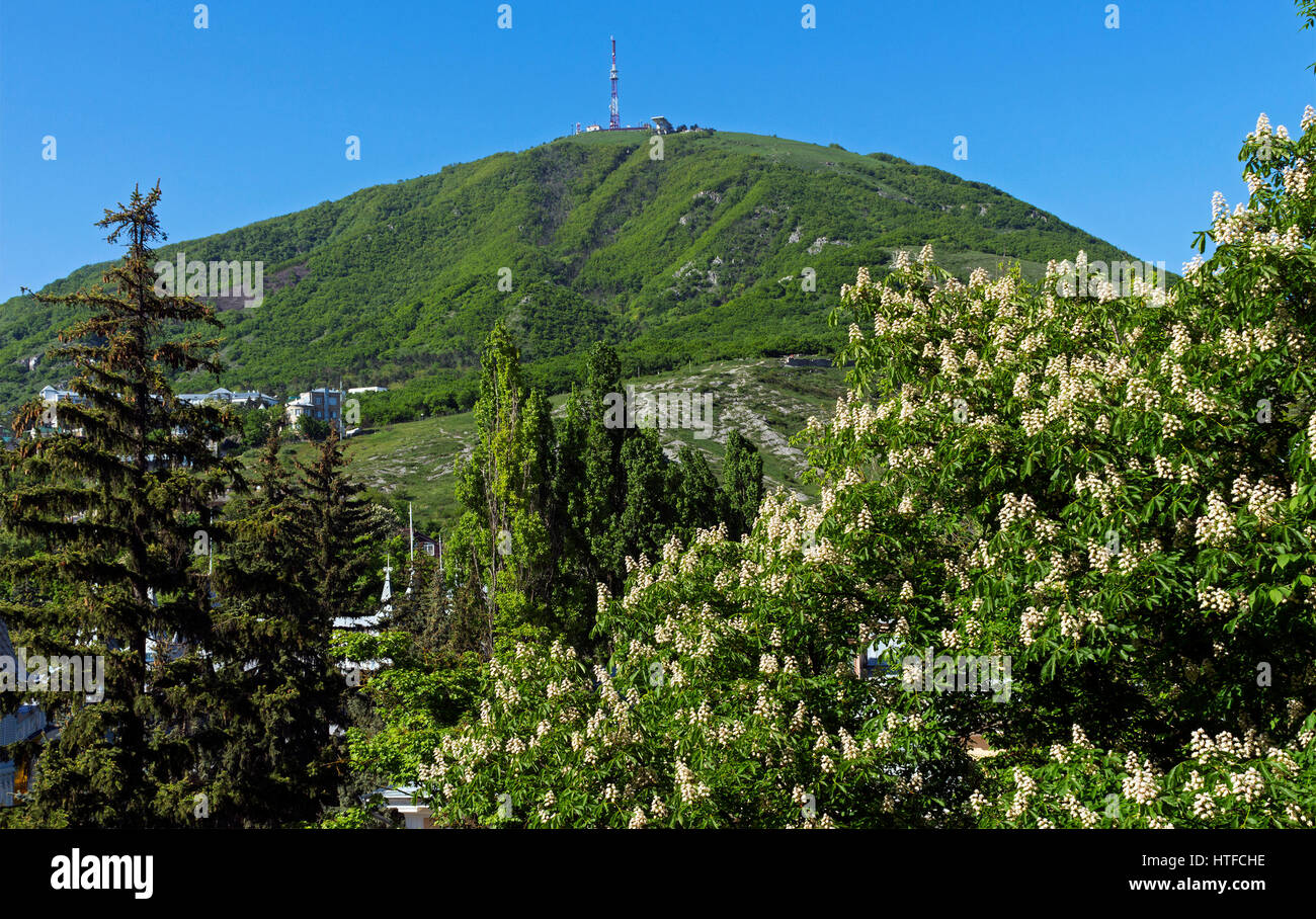 View of the majestic Mount Mashuk from Pyatigorsk,Northern Caucasus ...