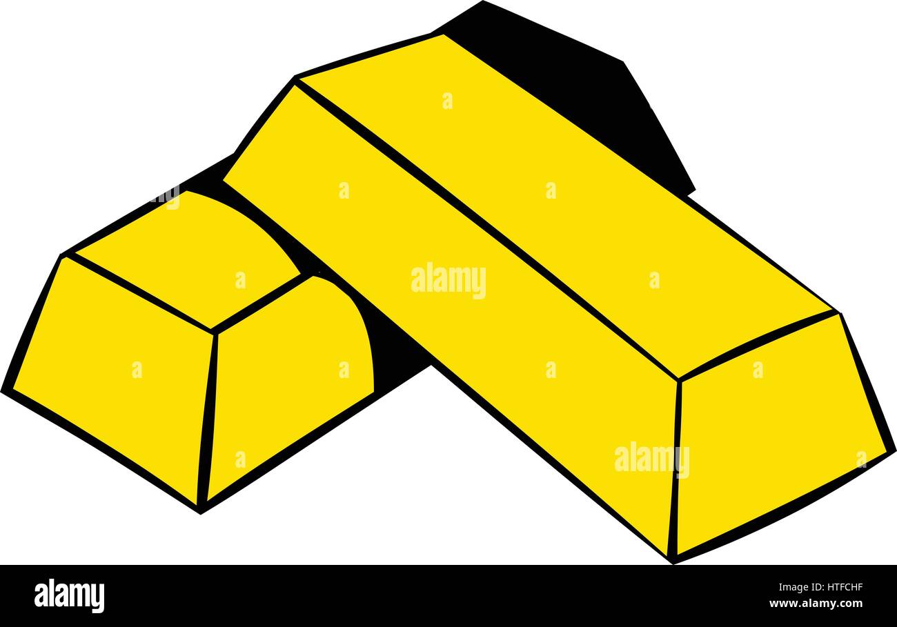 Gold bar cartoon hi-res stock photography and images - Alamy