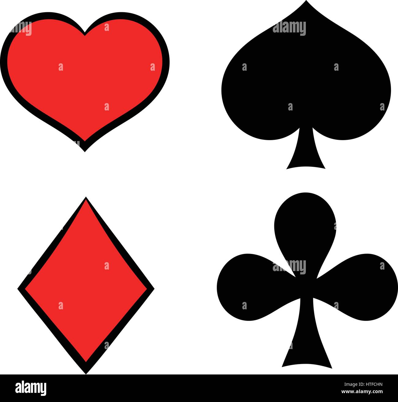 Cartoon illustration spade card suit hi-res stock photography and ...