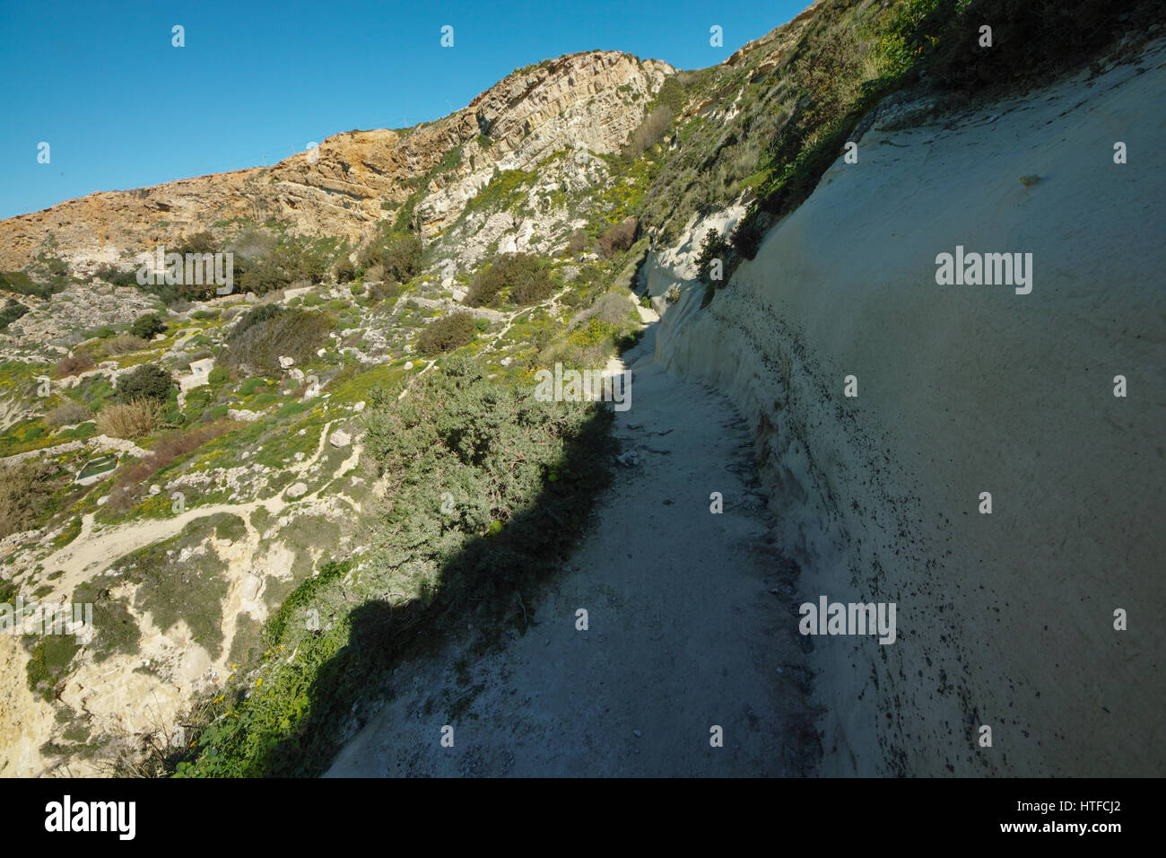 Fomm ir-rih Bay and Cliffs- Malta Stock Photo - Alamy