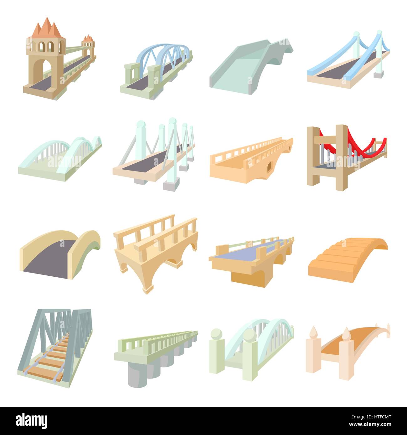 Railway viaduct bridge Stock Vector Images - Alamy