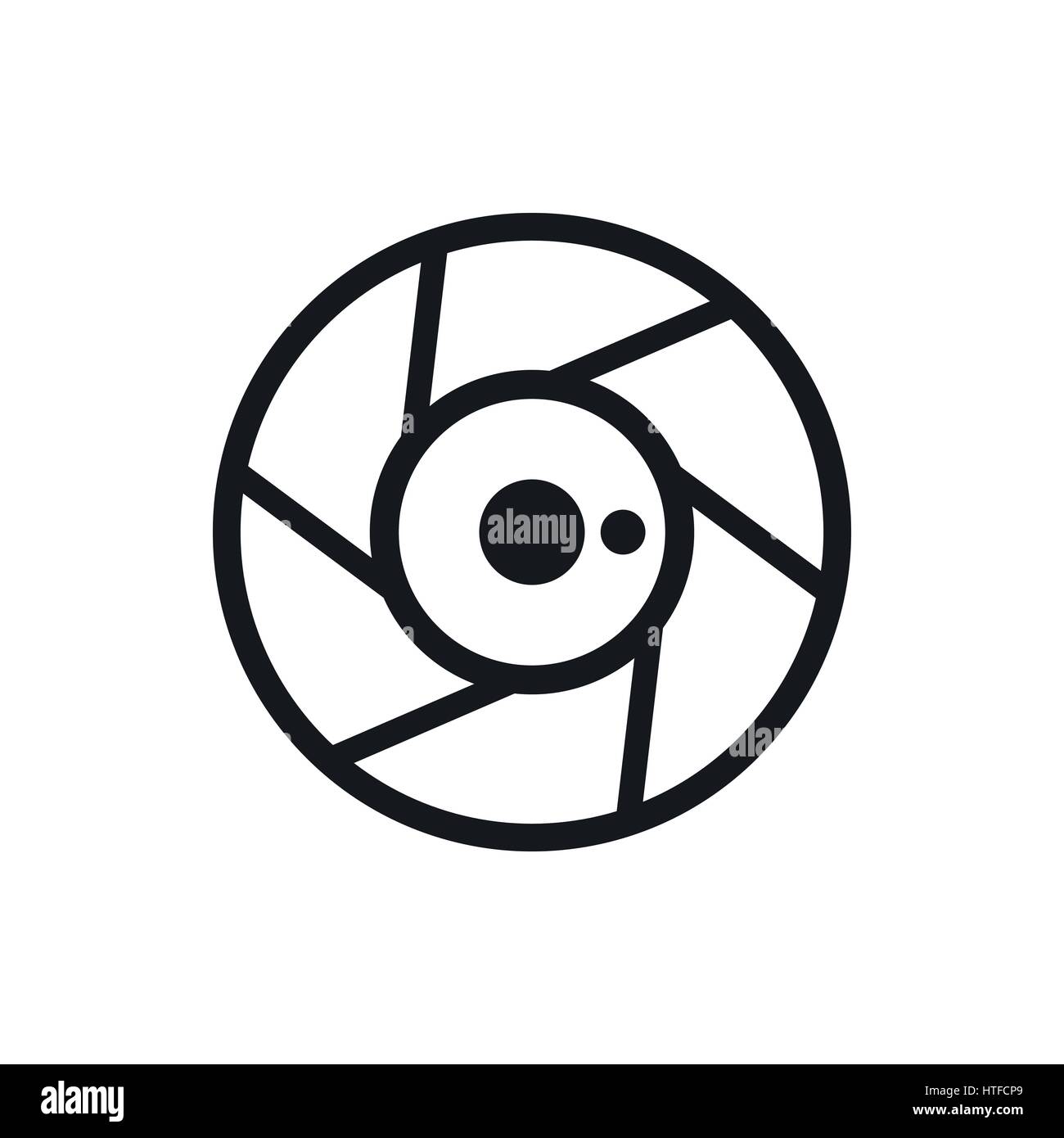 Camera lens icon, simple style Stock Vector Image & Art - Alamy