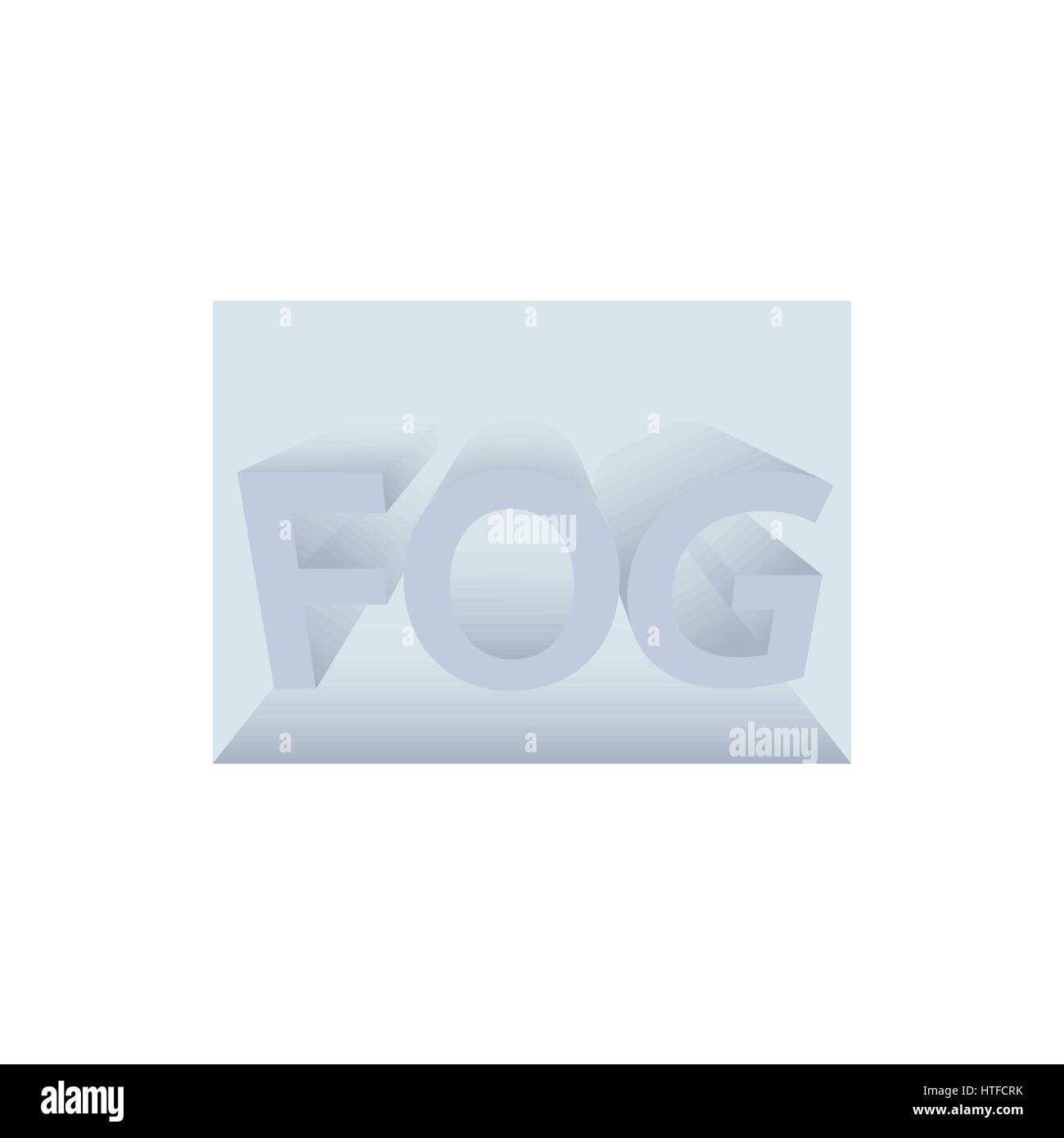 Fog icon in cartoon style Stock Vector Image & Art - Alamy