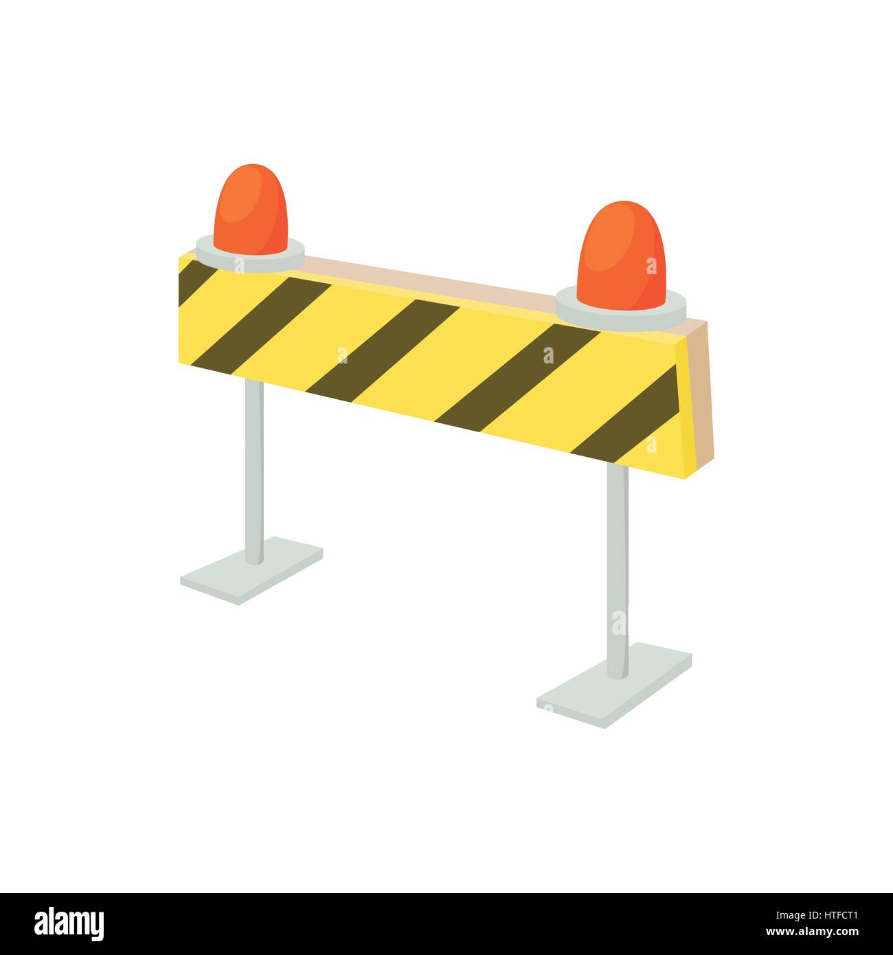 Traffic barrier icon, cartoon style Stock Vector Image & Art - Alamy