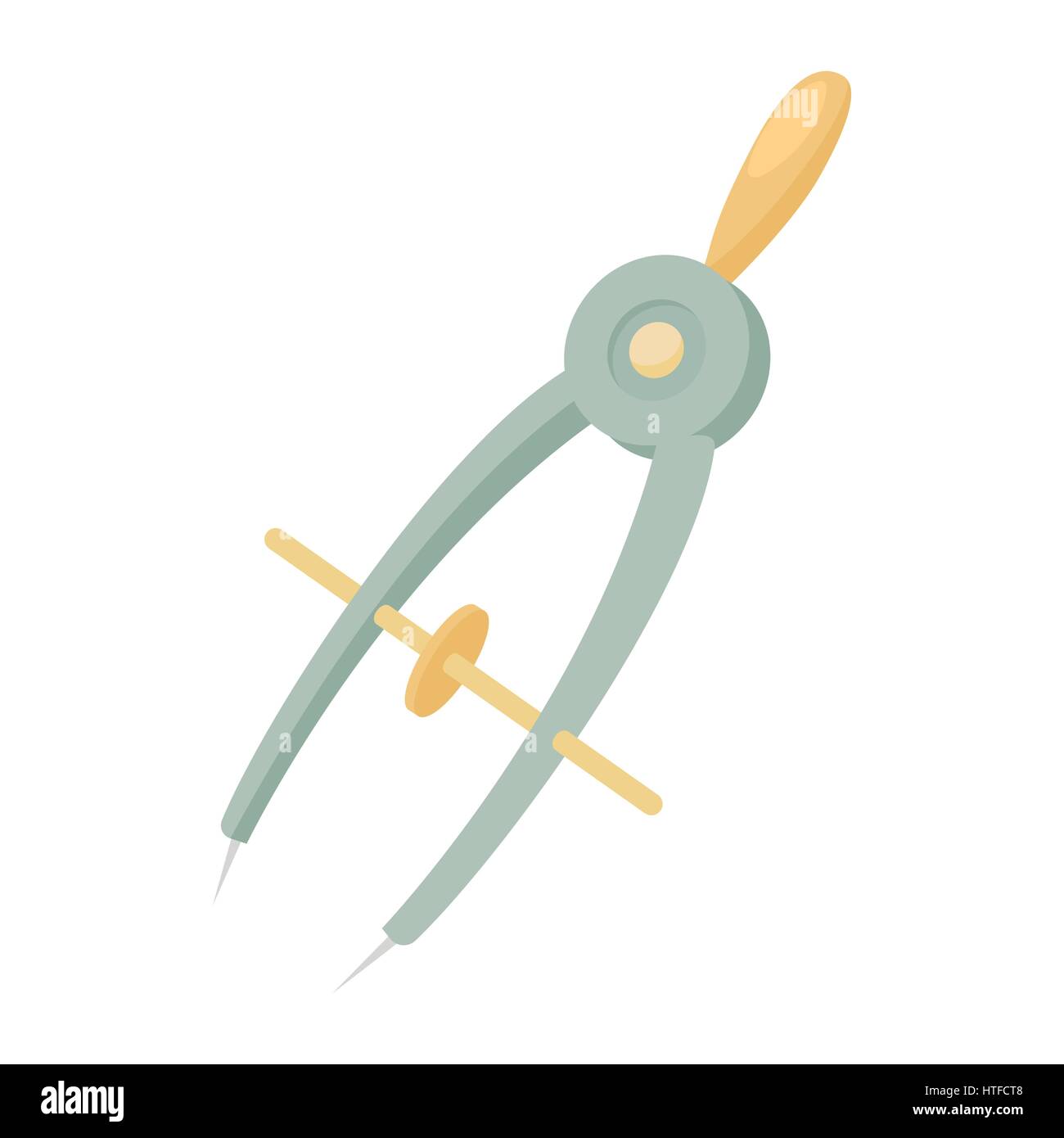 Cartoon compass geometry drawing school hi-res stock photography and ...