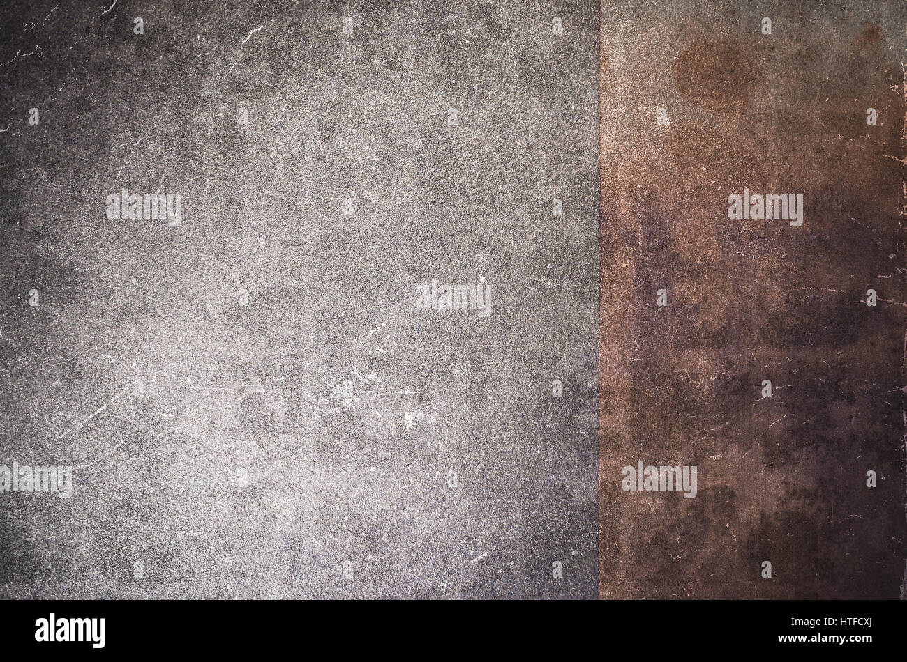 textured dark stone and copper worktop detail - copy space Stock Photo ...