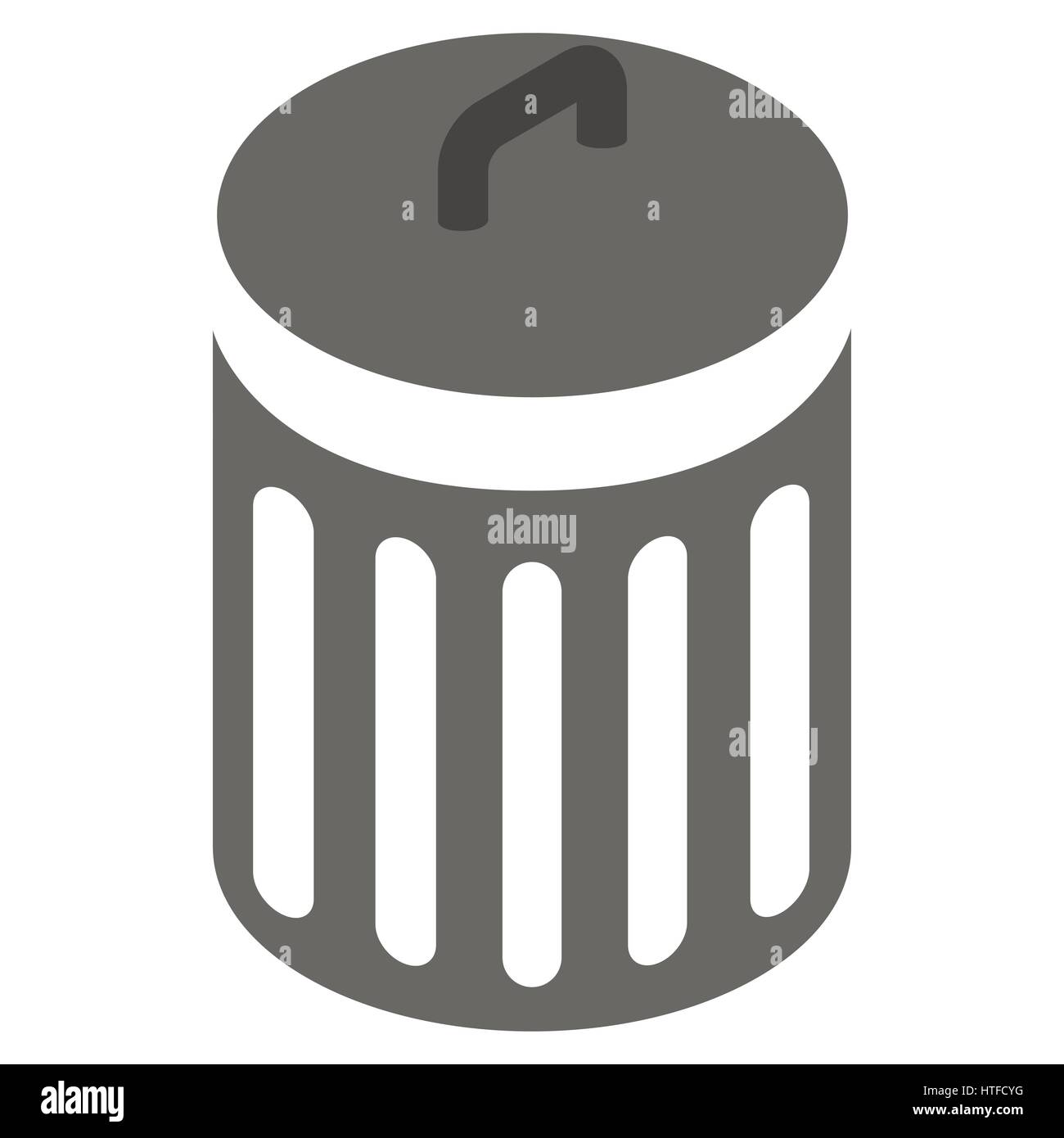 Trash can icon, isometric 3d style Stock Vector Image & Art - Alamy
