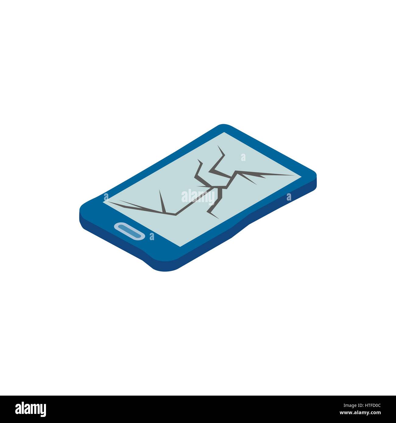 Broken phone icon, isometric 3d style Stock Vector Image & Art - Alamy