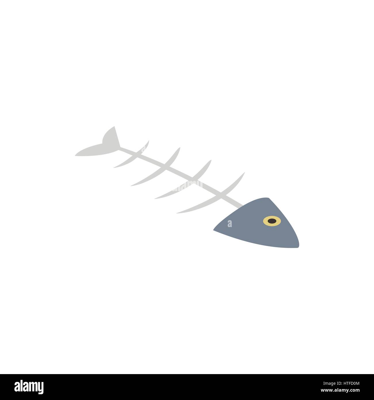 Fishbone icon, isometric 3d style Stock Vector Image & Art - Alamy