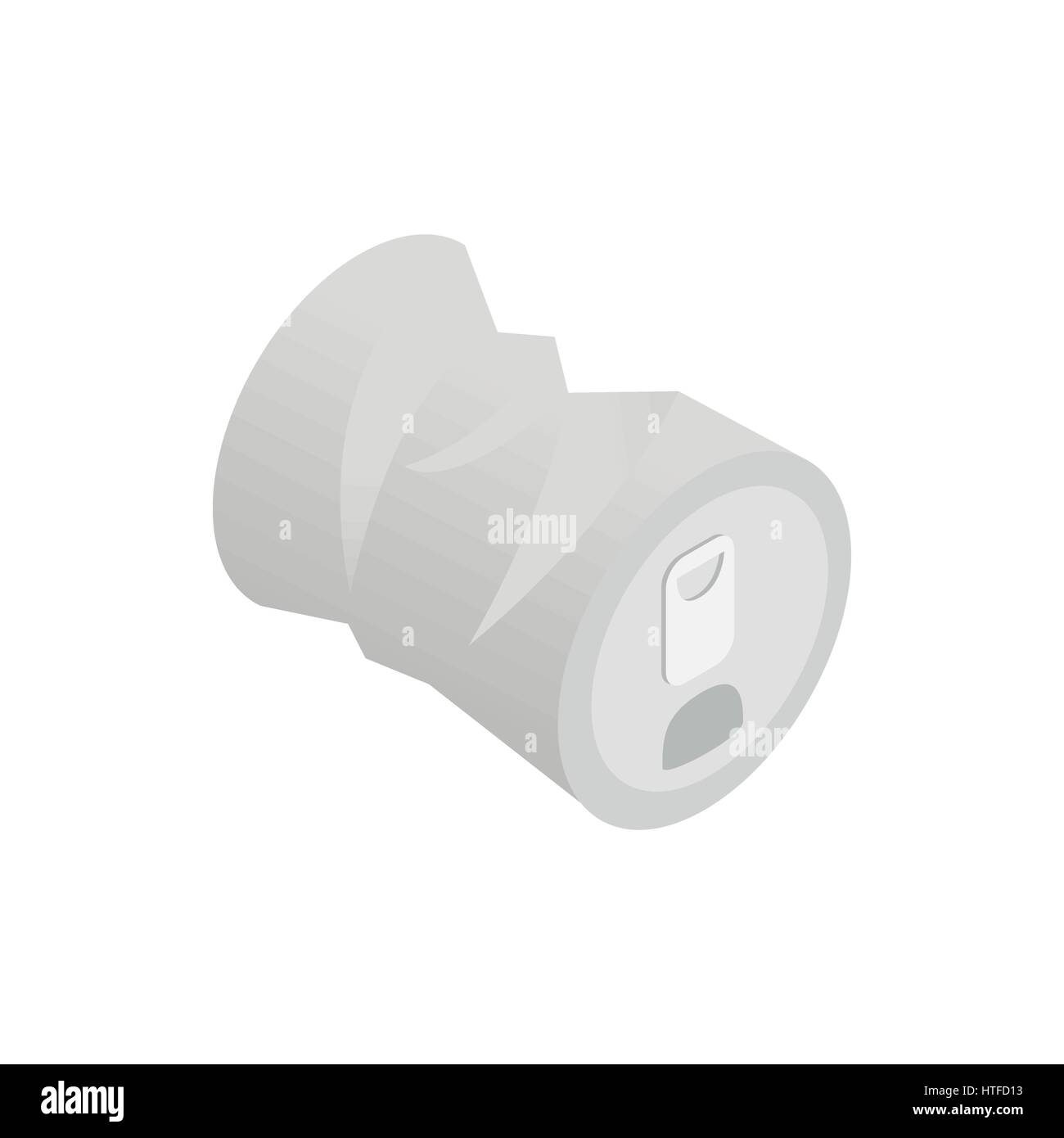 Soda can crushed Stock Vector Images - Alamy