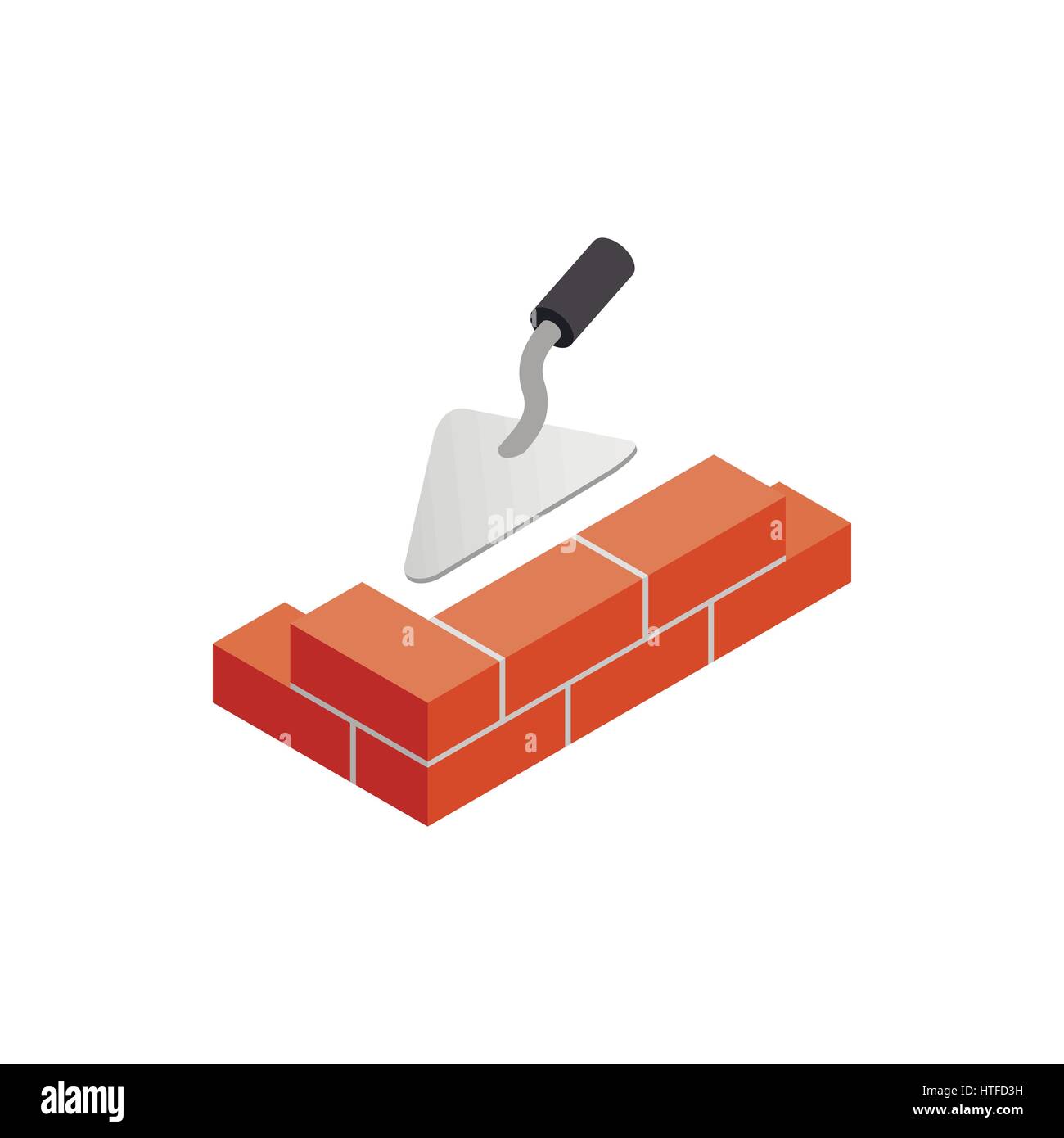 Brickwork and building trowel icon Stock Vector Image & Art - Alamy
