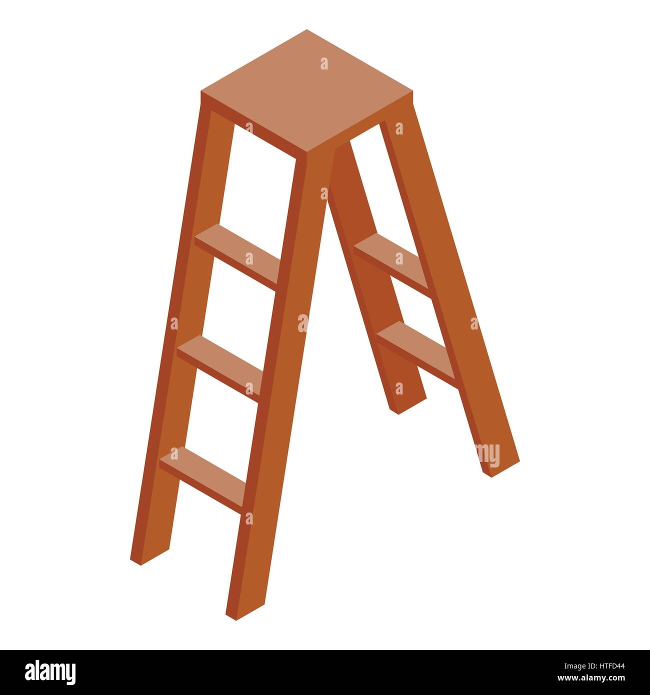 Construction worker climbing up ladder Stock Vector Images - Alamy