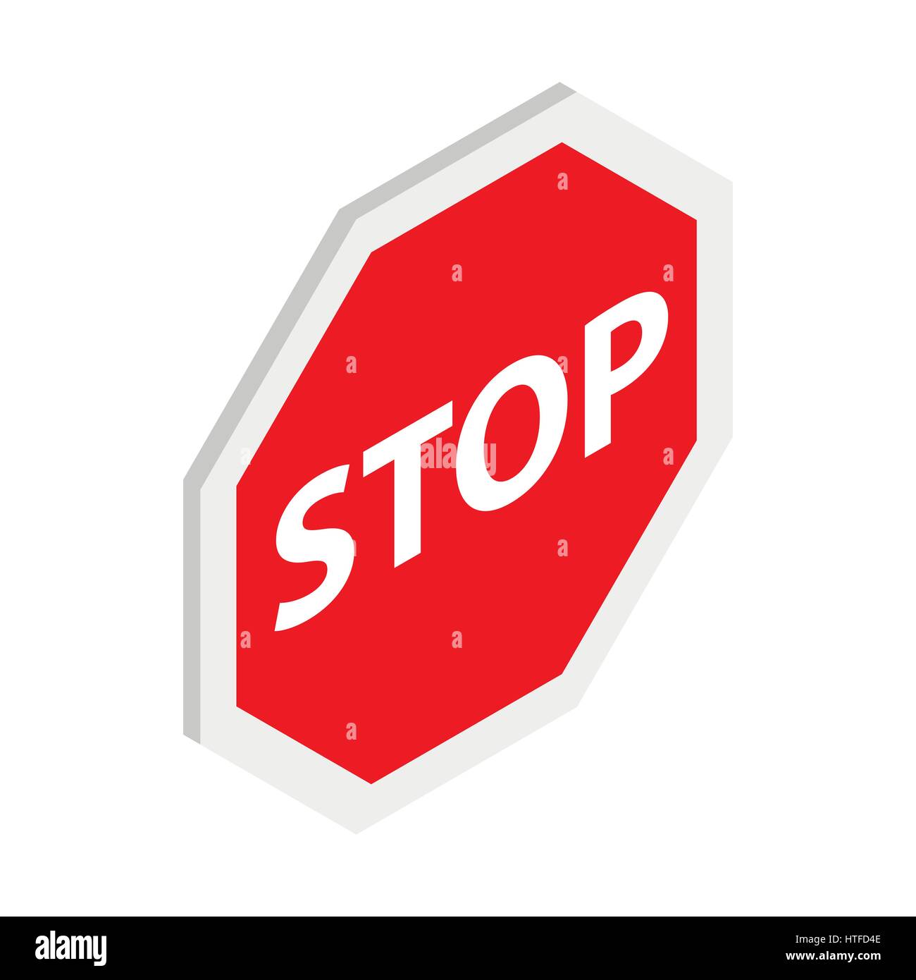 Drivers stop sign Stock Vector Images - Alamy