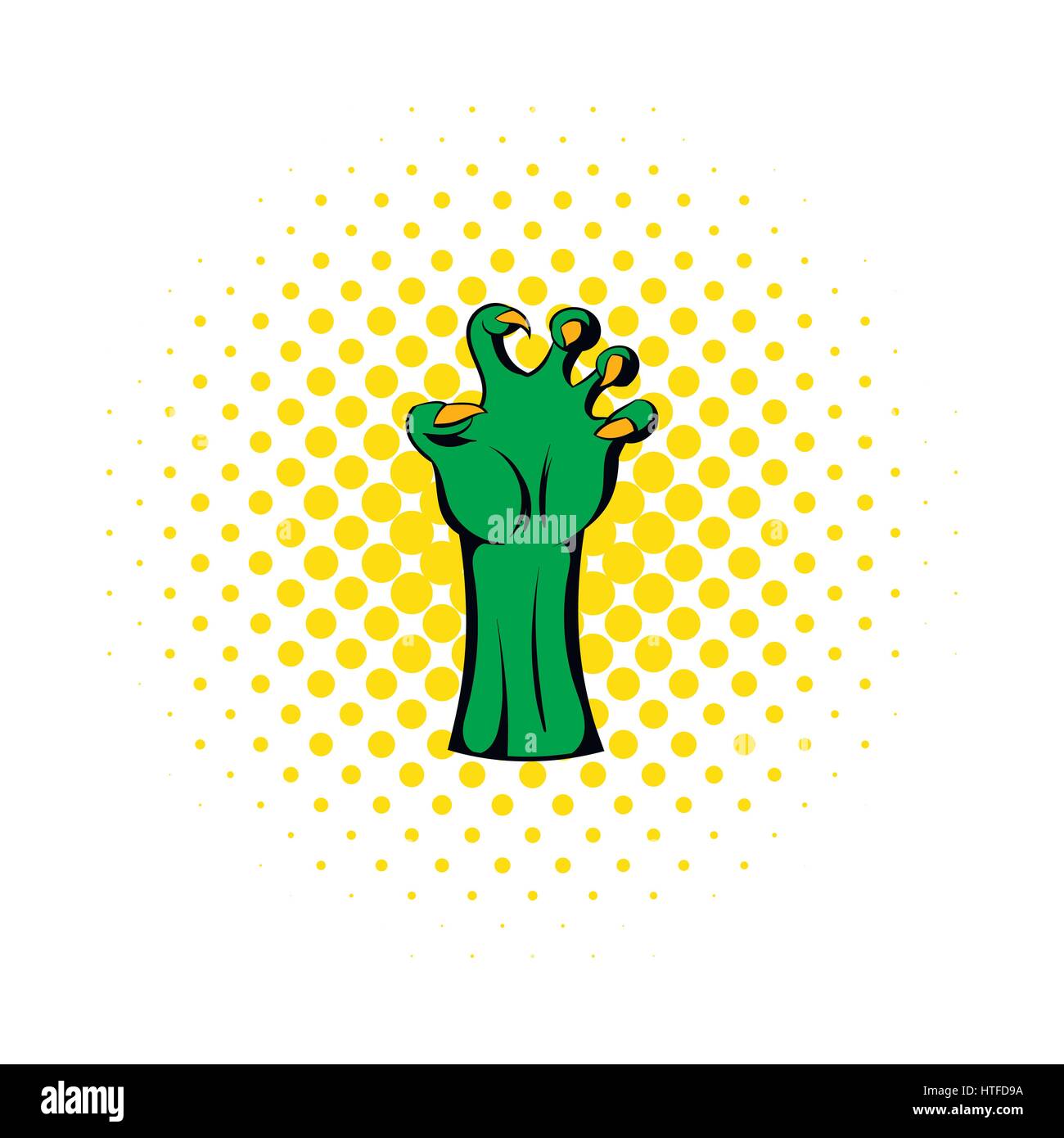 Grave icon green Cut Out Stock Images & Pictures - Alamy