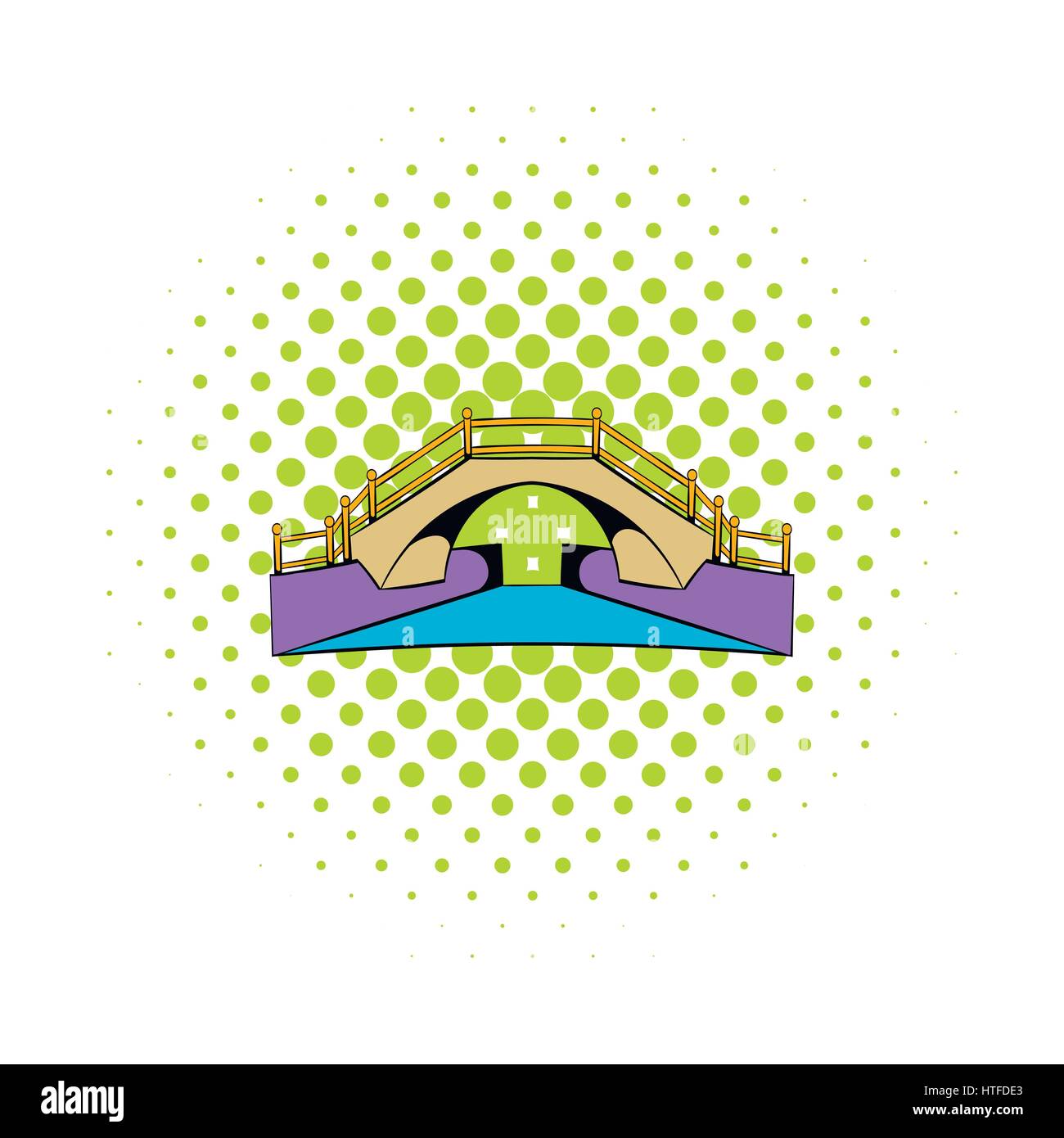 Street view bridge in Stock Vector Images - Alamy