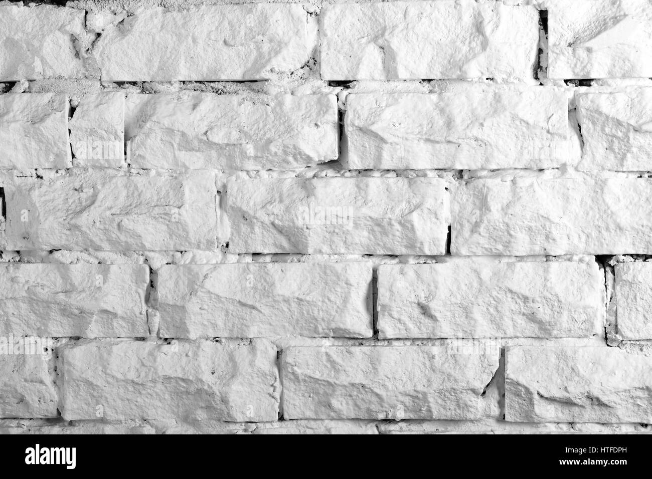 Backgrounds collection - White painted brick wall closeup texture Stock ...