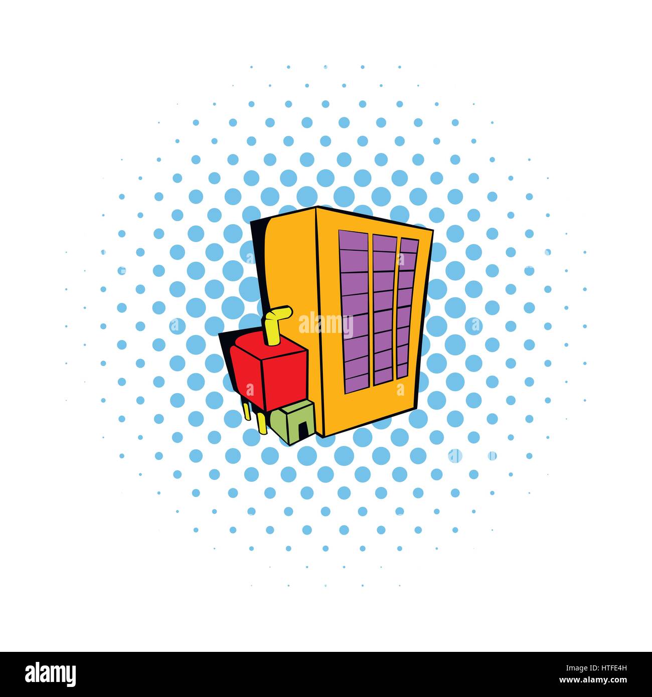 Cartoon manufacture building pollution chimney Cut Out Stock Images ...