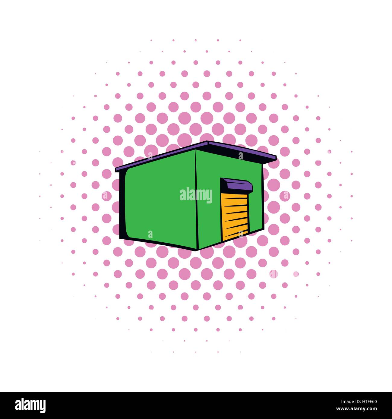 Roller shutter entrance industrial Cut Out Stock Images & Pictures - Alamy