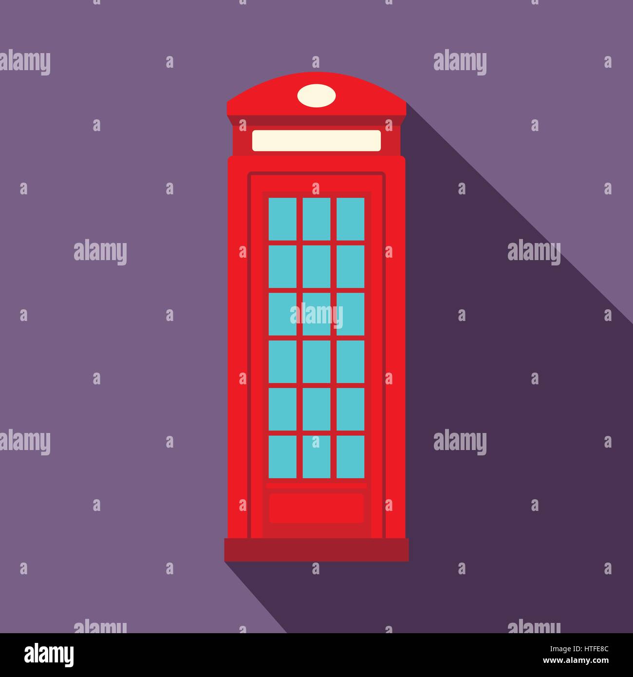 English style telephone booth Stock Vector Images - Alamy