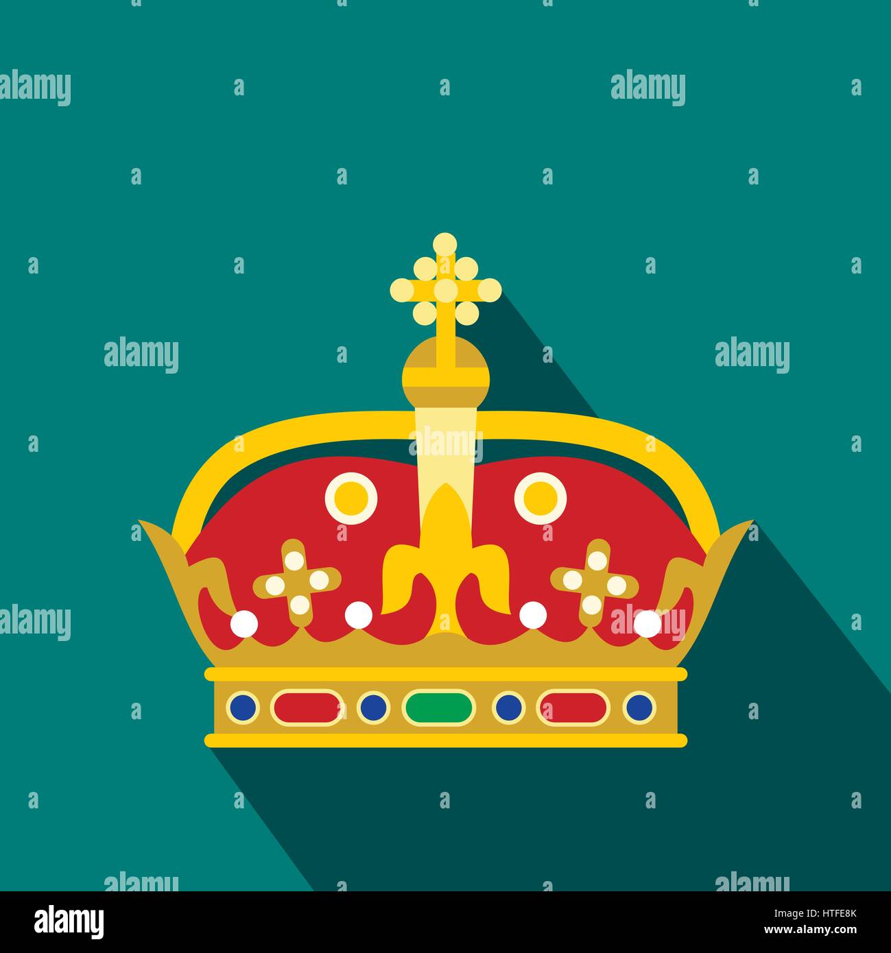 Uk coronation crown Stock Vector Images - Alamy