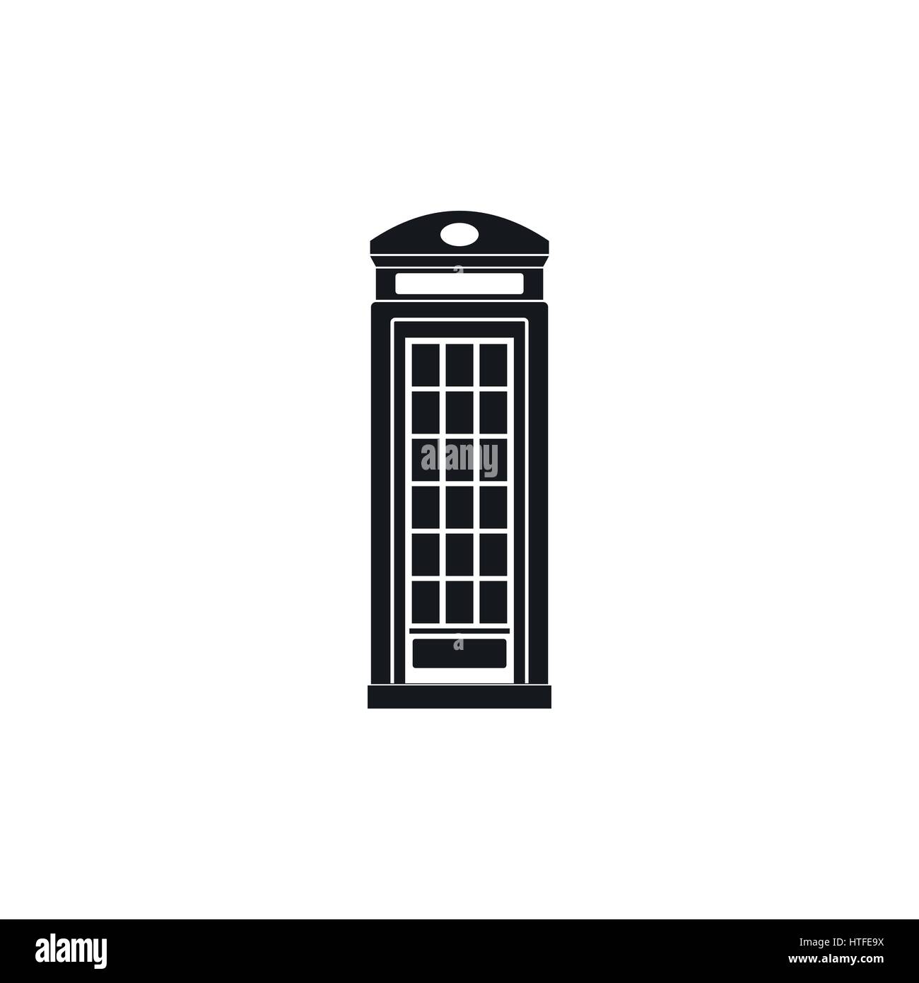 British phone booth icon, simple style Stock Vector Image & Art - Alamy