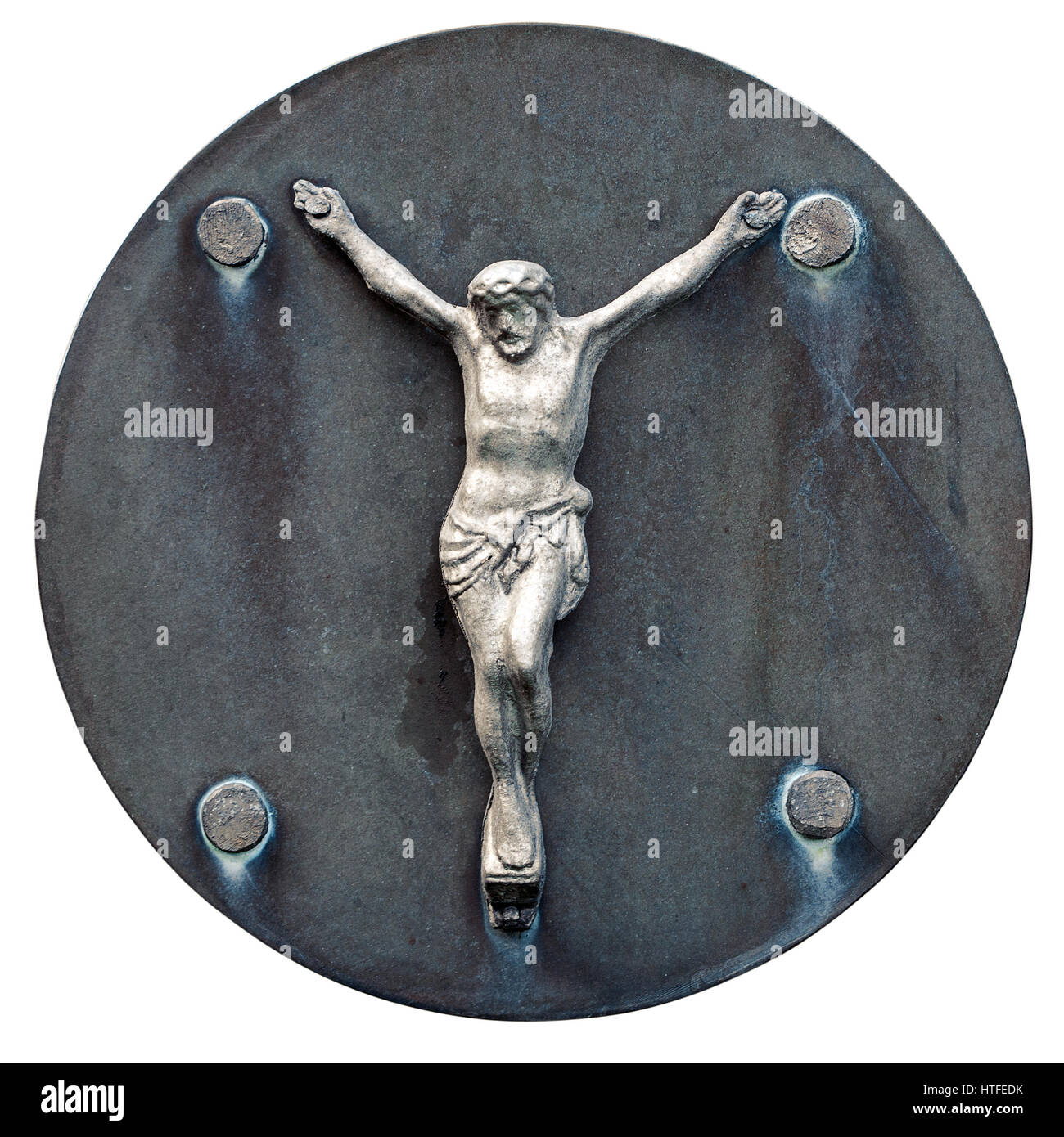 Jesus christ crucified old crucifix hi-res stock photography and images - Alamy