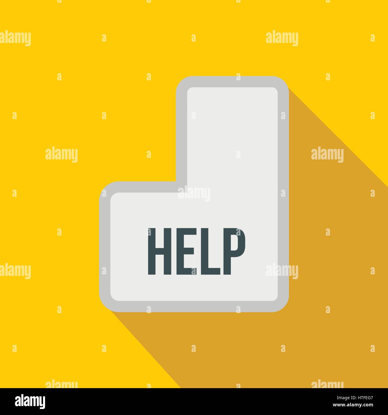 Keyboard help key Stock Vector Images - Alamy