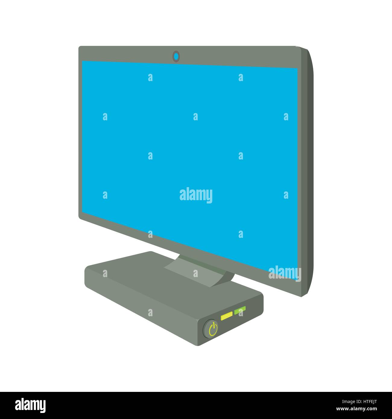 Desktop computer icon, cartoon style Stock Vector Image & Art - Alamy